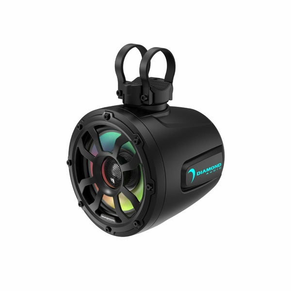 Diamond Audio POD65F4B 6.5" 2-Way 4-ohm Marine Tower Speakers - Black ...