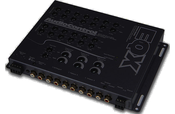 AudioControl EQX-B Stereo Graphic Equalizer With 2-Way Crossover ...