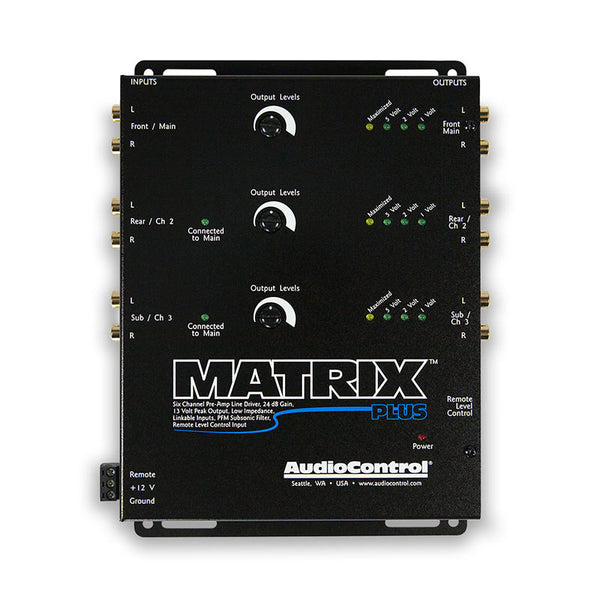 AudioControl Matrix plus_B 6 Channel Line Driver With Optional Level C ...